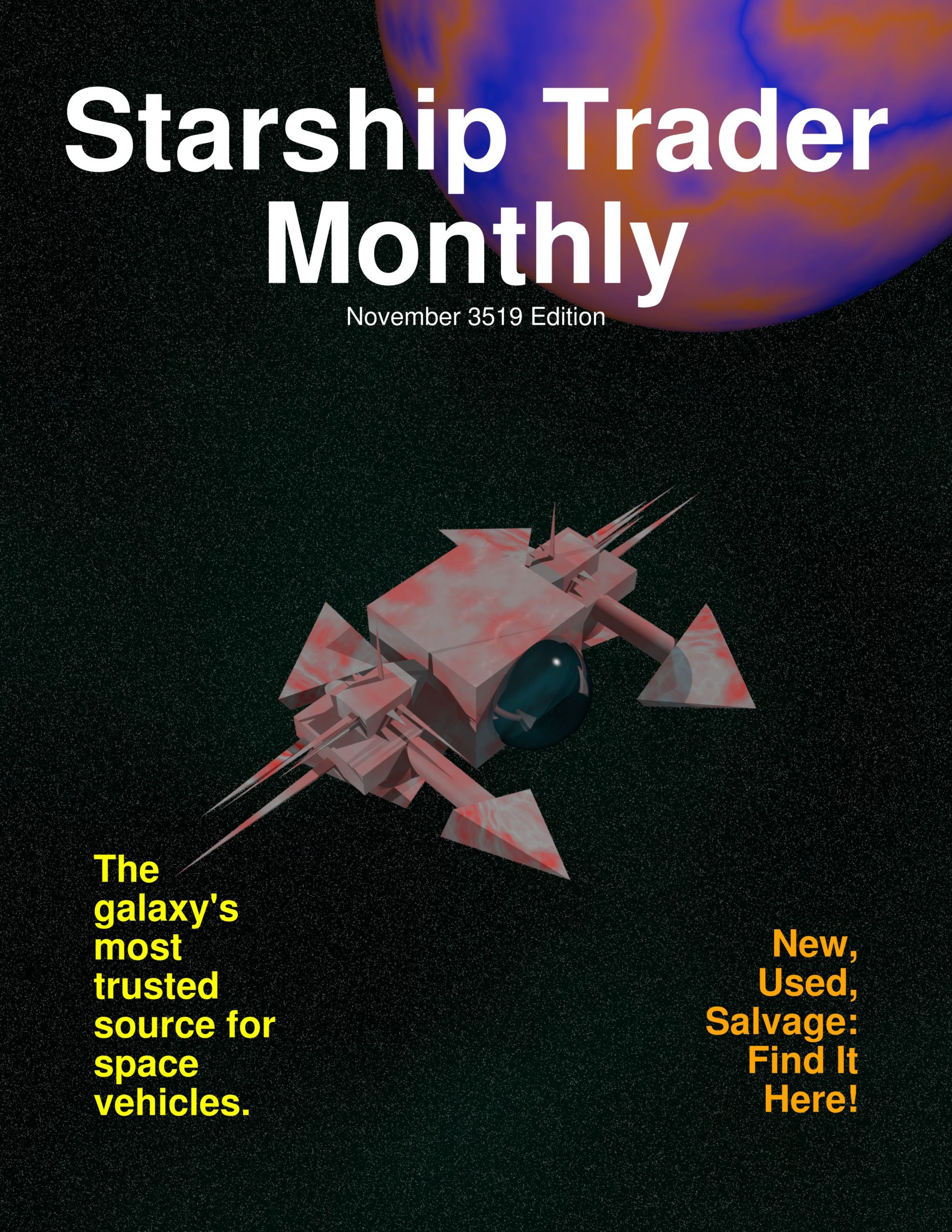 NaNoGenMo 2019: “Starship Trader Monthly” Magazine | greg-kennedy.com